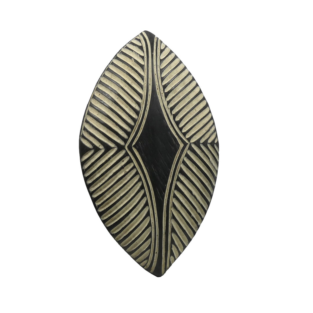 African Zulu Wooden Tribal Shield - Etsy