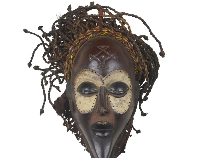African Chokwe Tribal Mask From Congo - Etsy