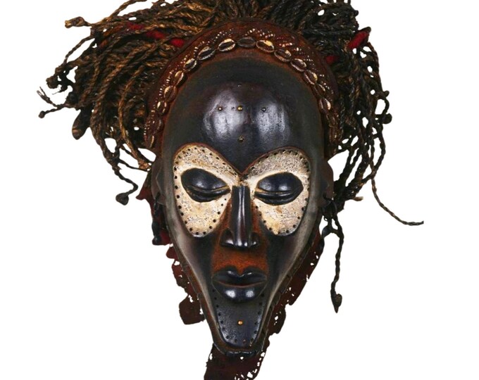 African Chokwe Tribal Mask From Congo - Etsy
