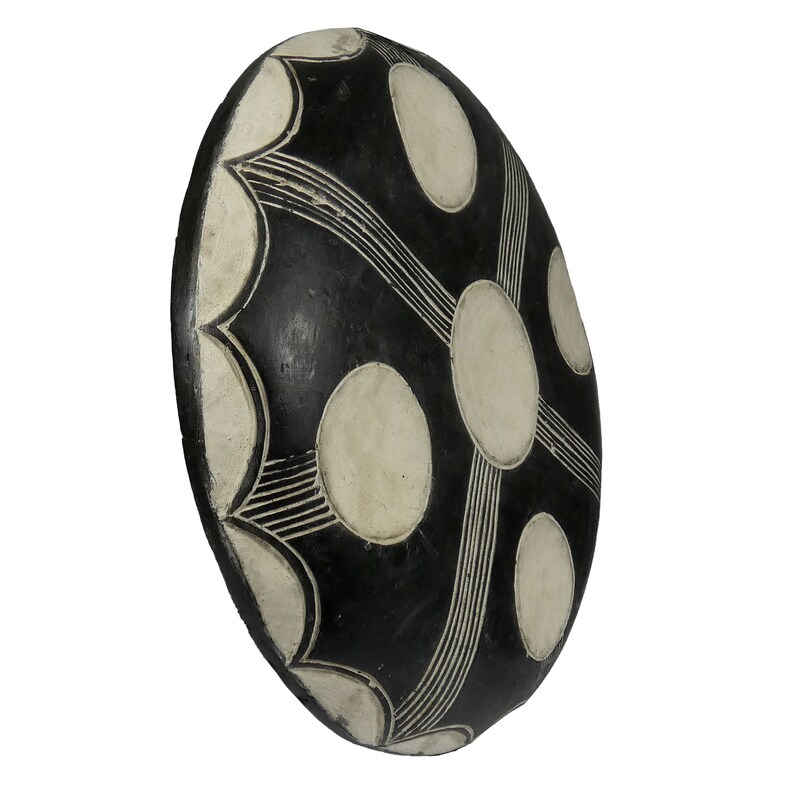 Tribal Wooden Shield Art, African Zulu Round Shield, Carved South ...
