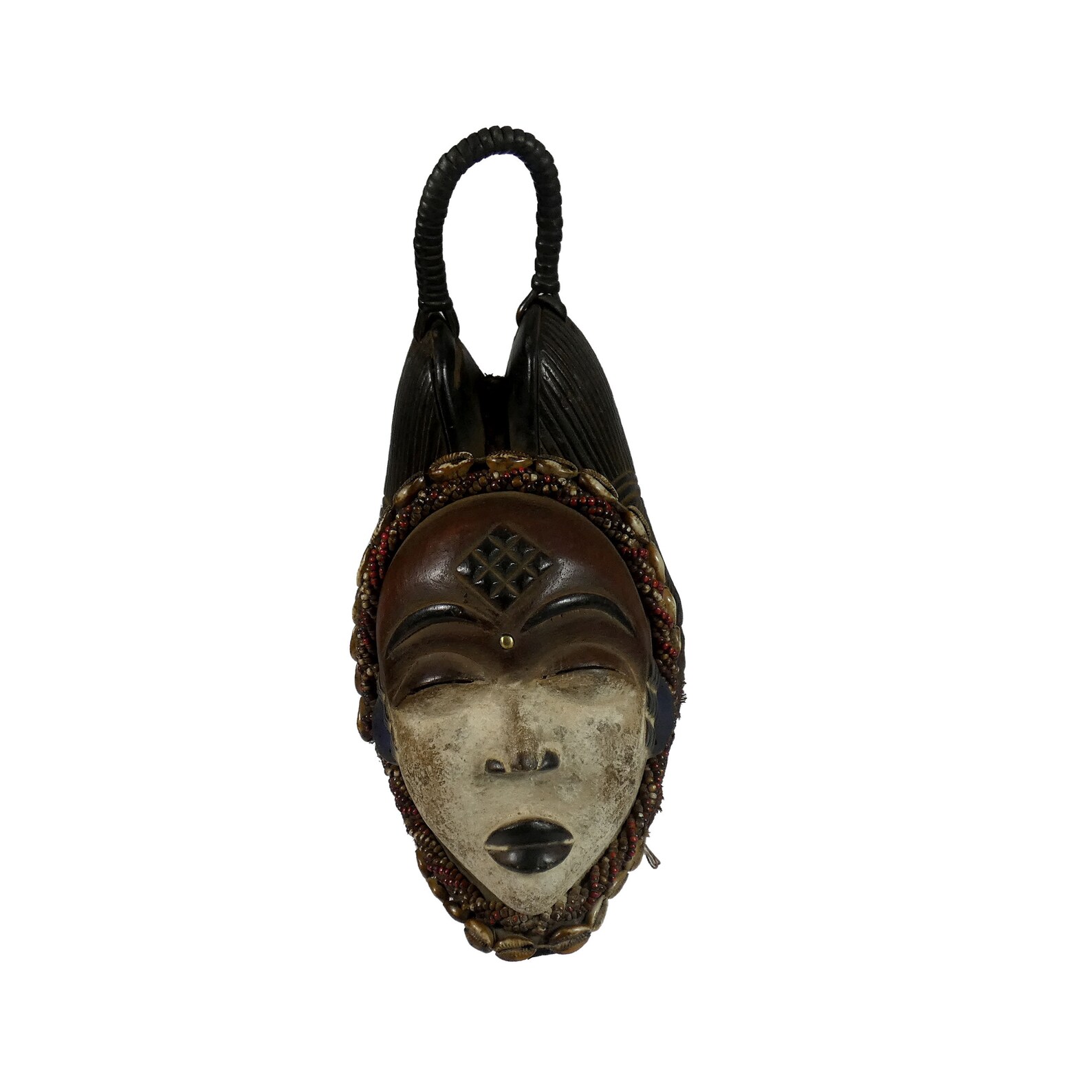 Pounou African Mask Gabonese Tribal Art, Authentic Wall Decor ...