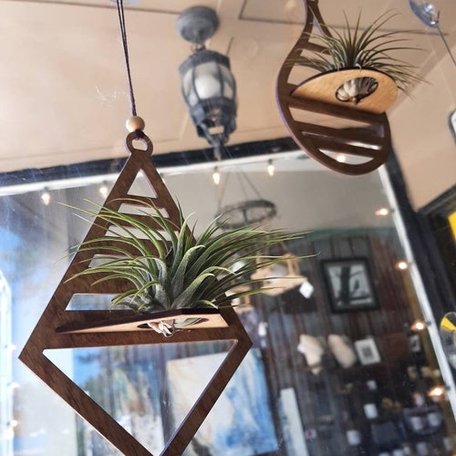 Beveled Air Plant Dangler Hanging Prism Rainbow Maker | Etsy