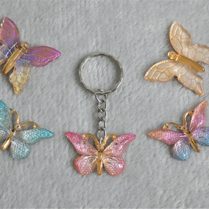 Butterfly Keychain - Etsy
