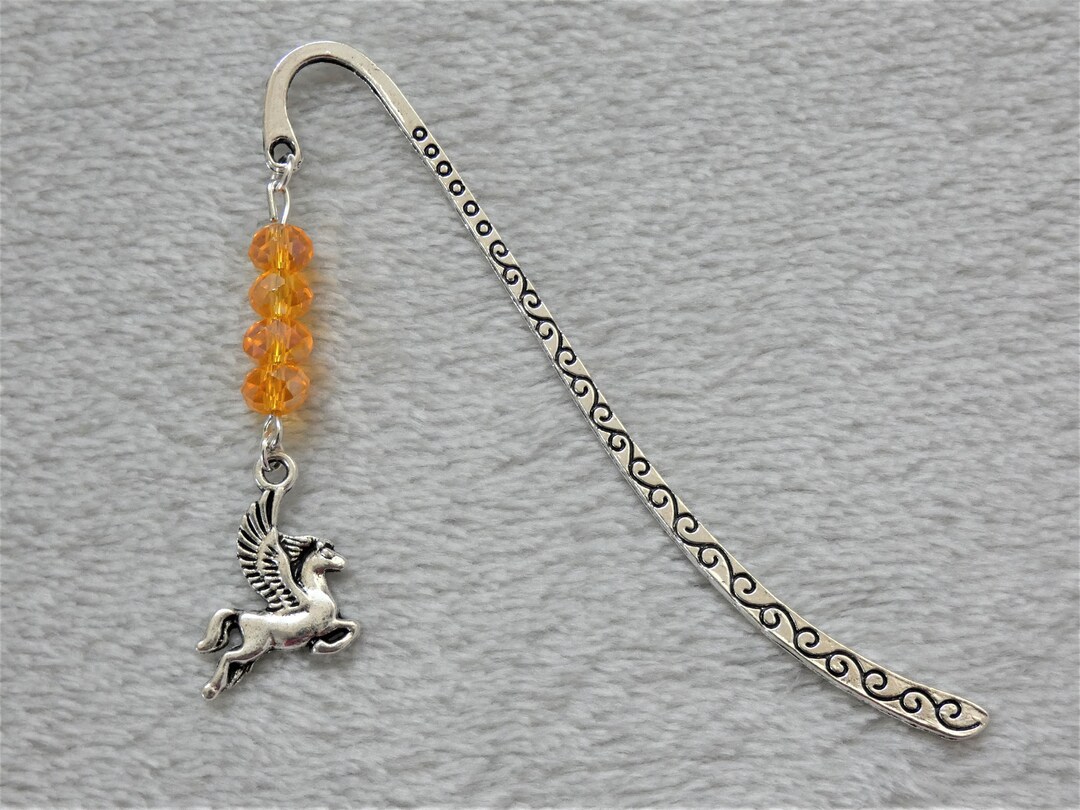 Pegasus Bookmark / Fantasy Bookmark for Booklover / Metal - Etsy