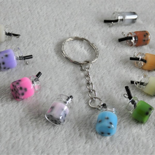 Bubble Tea Keychain - Etsy UK