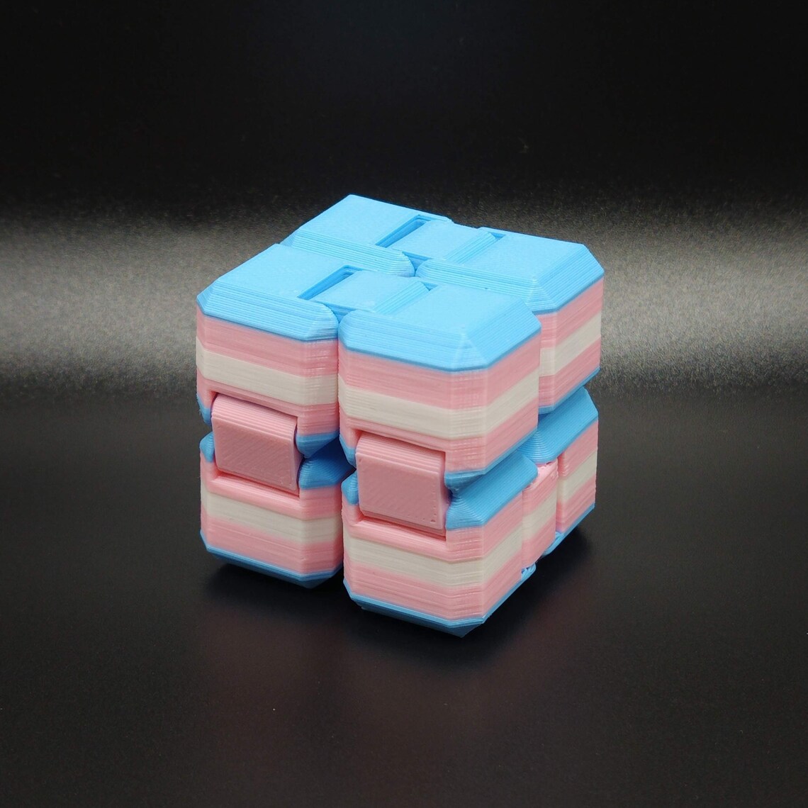 Trans Infinity Cube Fidget Toy - Etsy