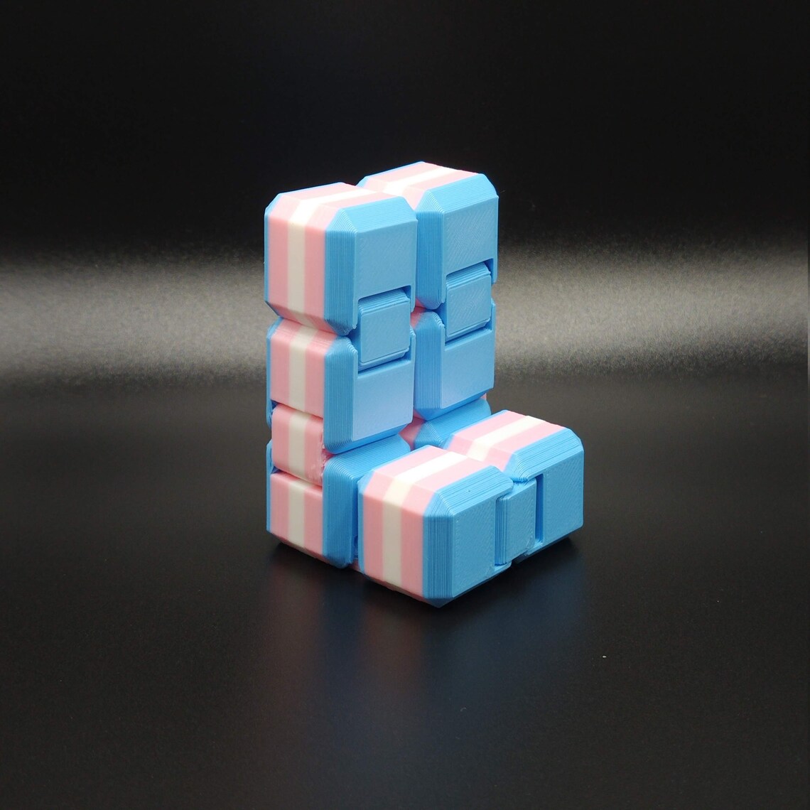 Trans Infinity Cube Fidget Toy - Etsy
