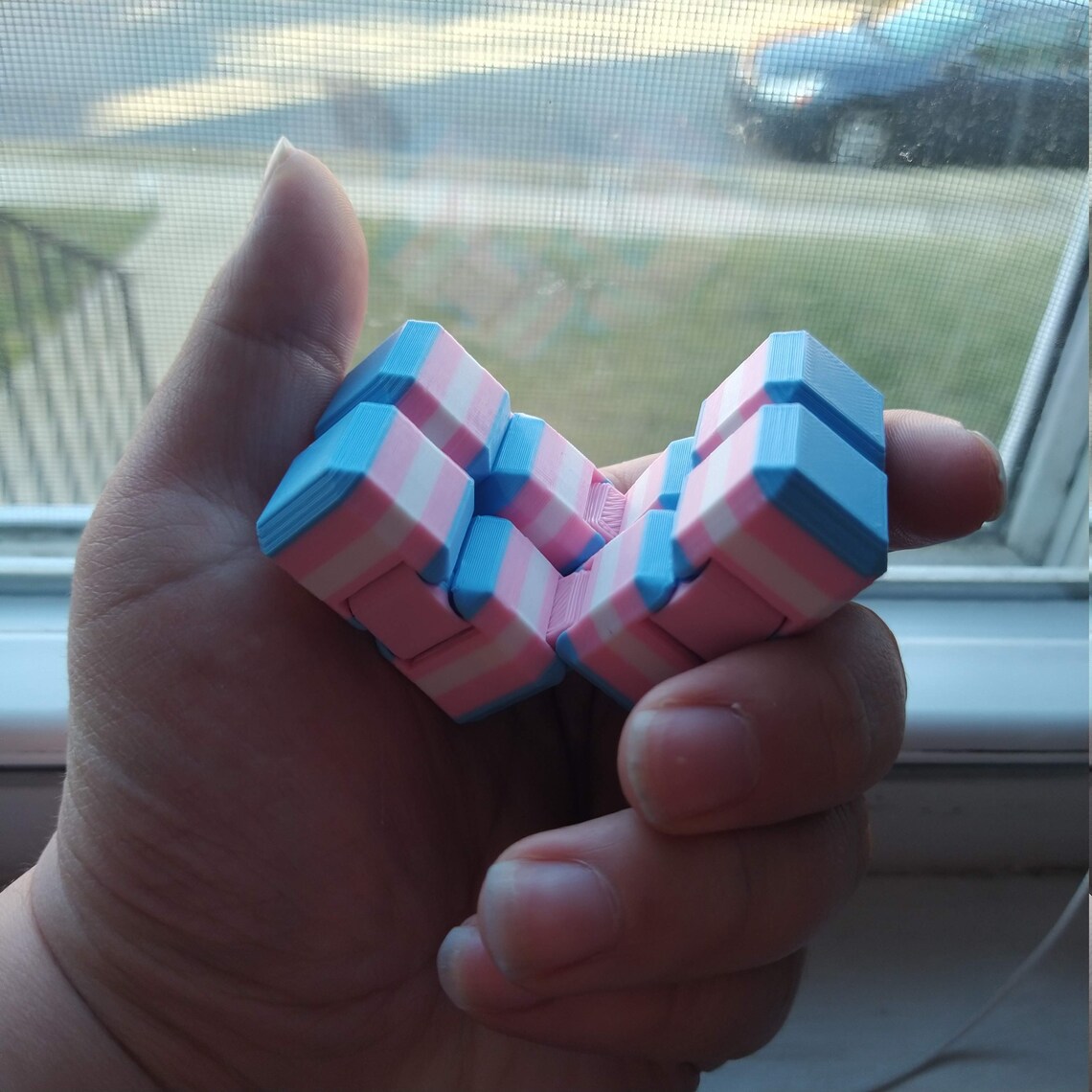 Trans Infinity Cube Fidget Toy - Etsy