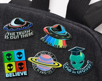 Ufo Enamel Pin - Etsy