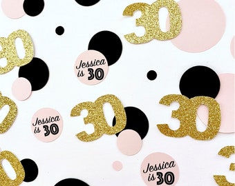 30th Birthday Confetti Thirty Theme Party Confetti 30 - Etsy