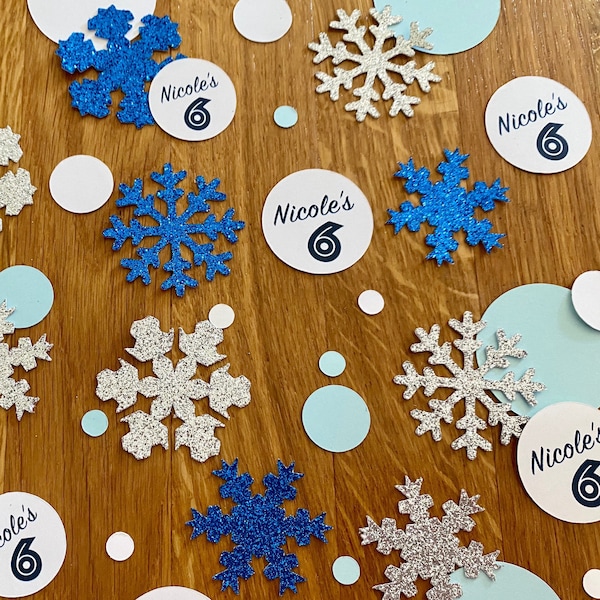 Snowflake Confetti - Etsy