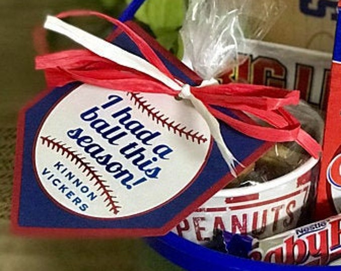 Baseball Party Favor Baseball Party Favor Tag Baseball Baby - Etsy