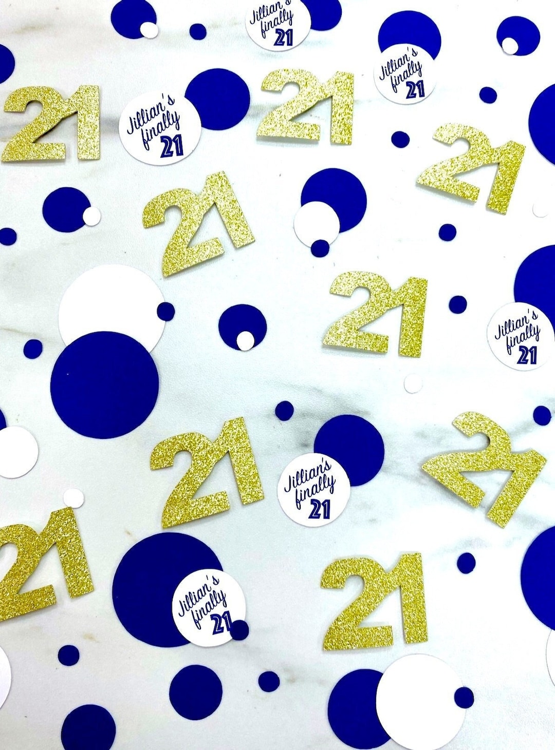 21st Birthday Confetti, Personalized Birthday Confetti, 21st Birthday ...