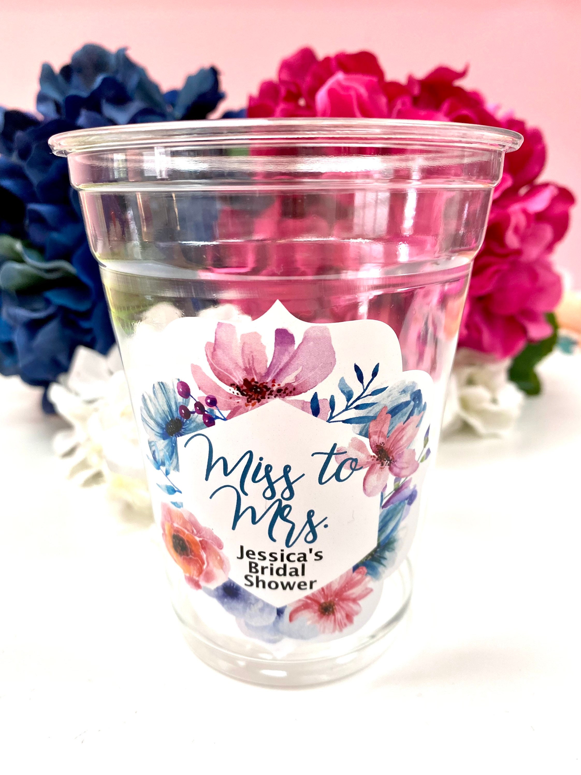 Bridal Shower Cups, Miss to Mrs Cups, Engagement Party Cups, Bridal ...