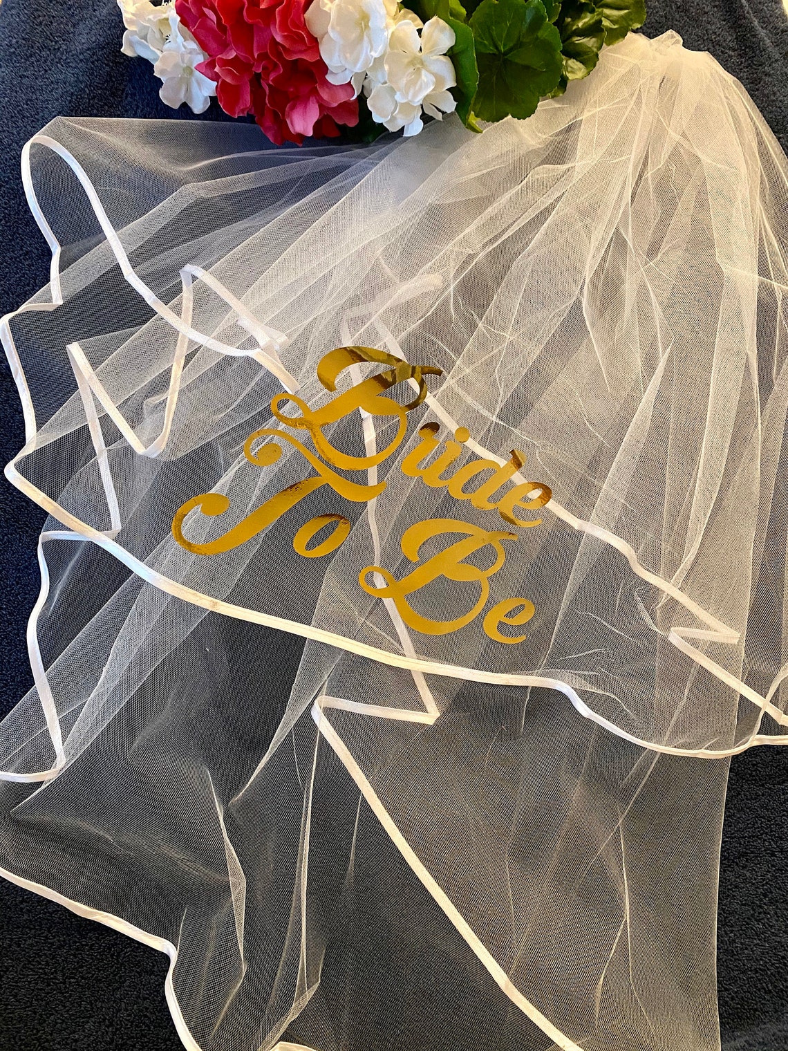 Personalized Veil Bride to Be Veil Bachelorette Veil Bridal - Etsy