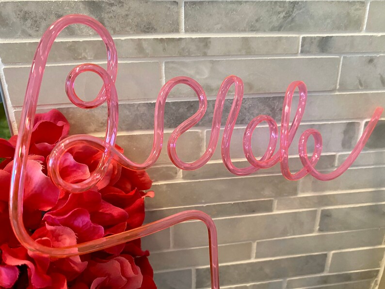 Bride Straw Bachelorette Party Favors Bride Straw Pink Bride - Etsy