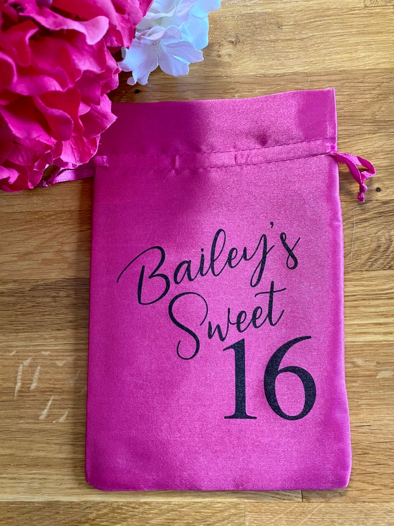 Sweet 16 Favor Bags Sweet Sixteen Party Favor Bag Sweet 16 - Etsy