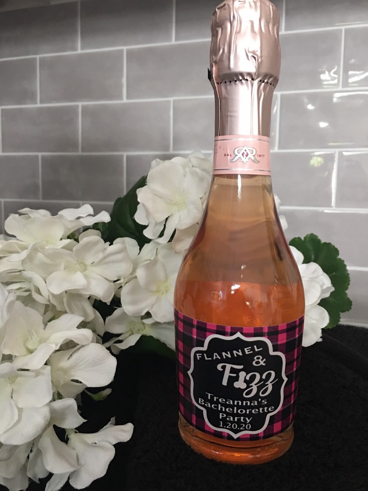 Flannel & Fizz Mini Champagne Labels Champagne Party Favor - Etsy