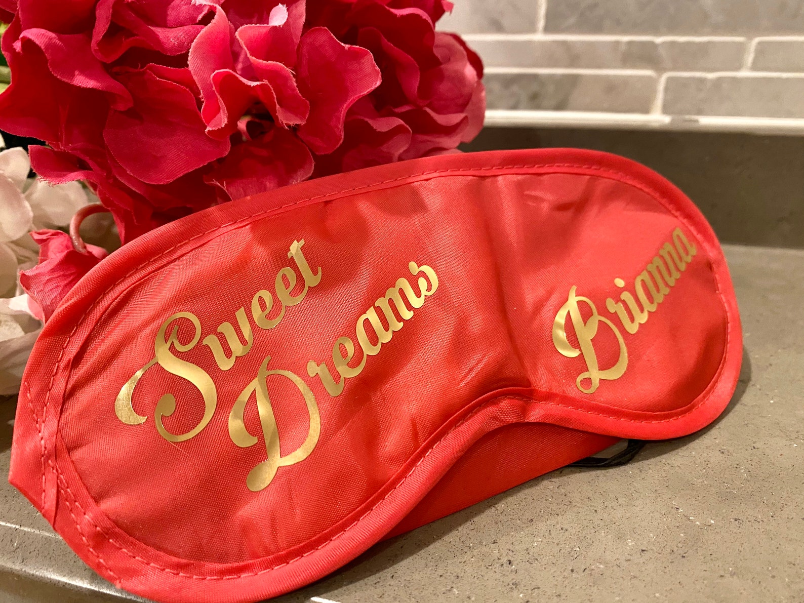 Personalized Sleep Masks Eye Mask Sweet Dreams Sleep Mask - Etsy