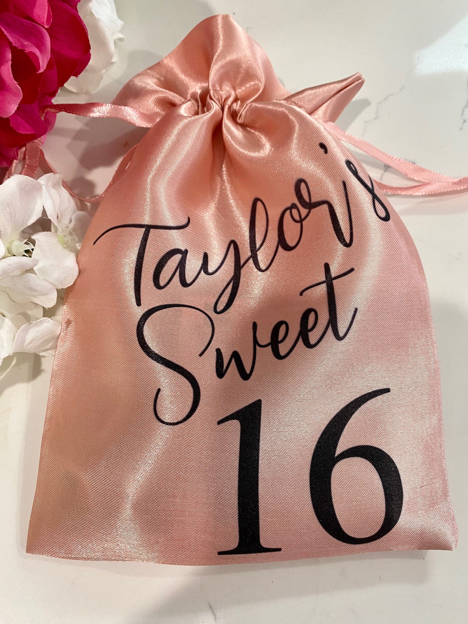 Sweet 16 Favor Bags Sweet Sixteen Party Favor Bag Sweet 16 Etsy Australia