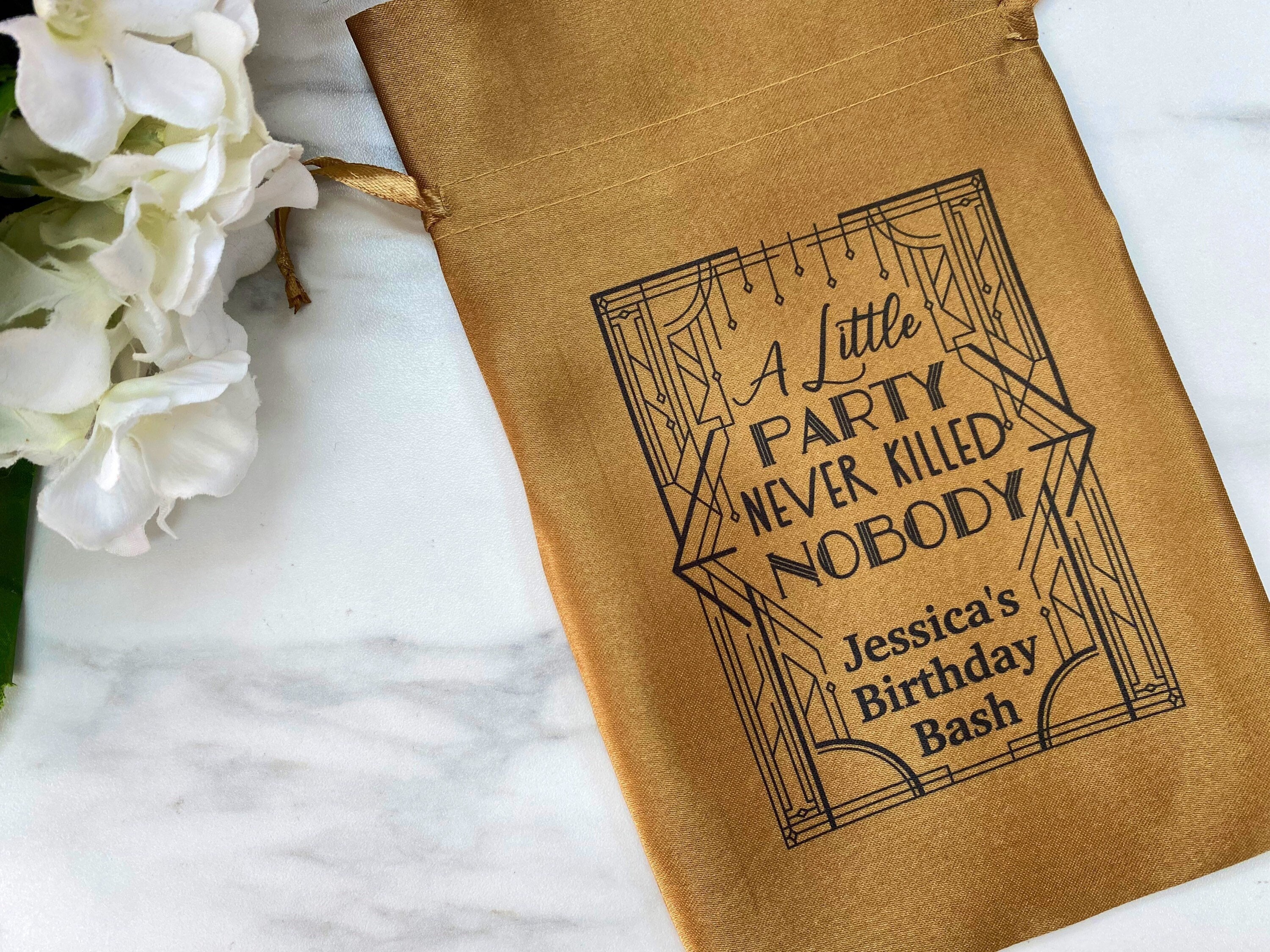 Gatsby Themed Favor Bags, Roaring 20s, Art Deco Wedding Favor Bags ...