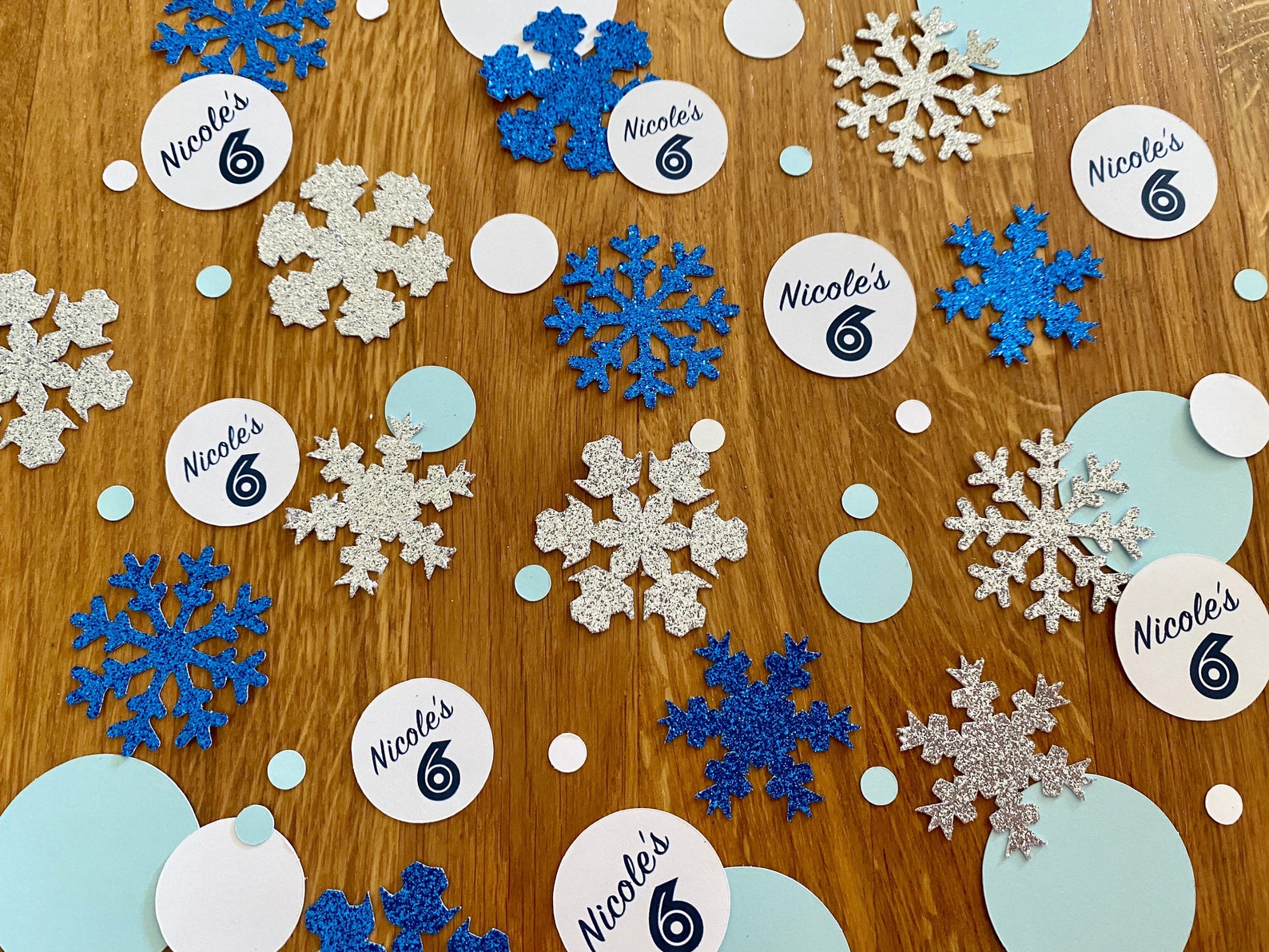 Winter Wonderland Snowflake Straws, Frozen Paper Straws, Snowflake ...