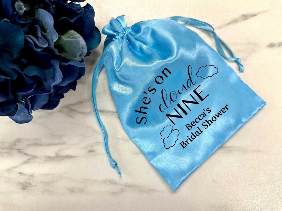 On Cloud Nine Bridal Shower Favor Bags, Hangover Kit, Cloud 9 Birthday ...