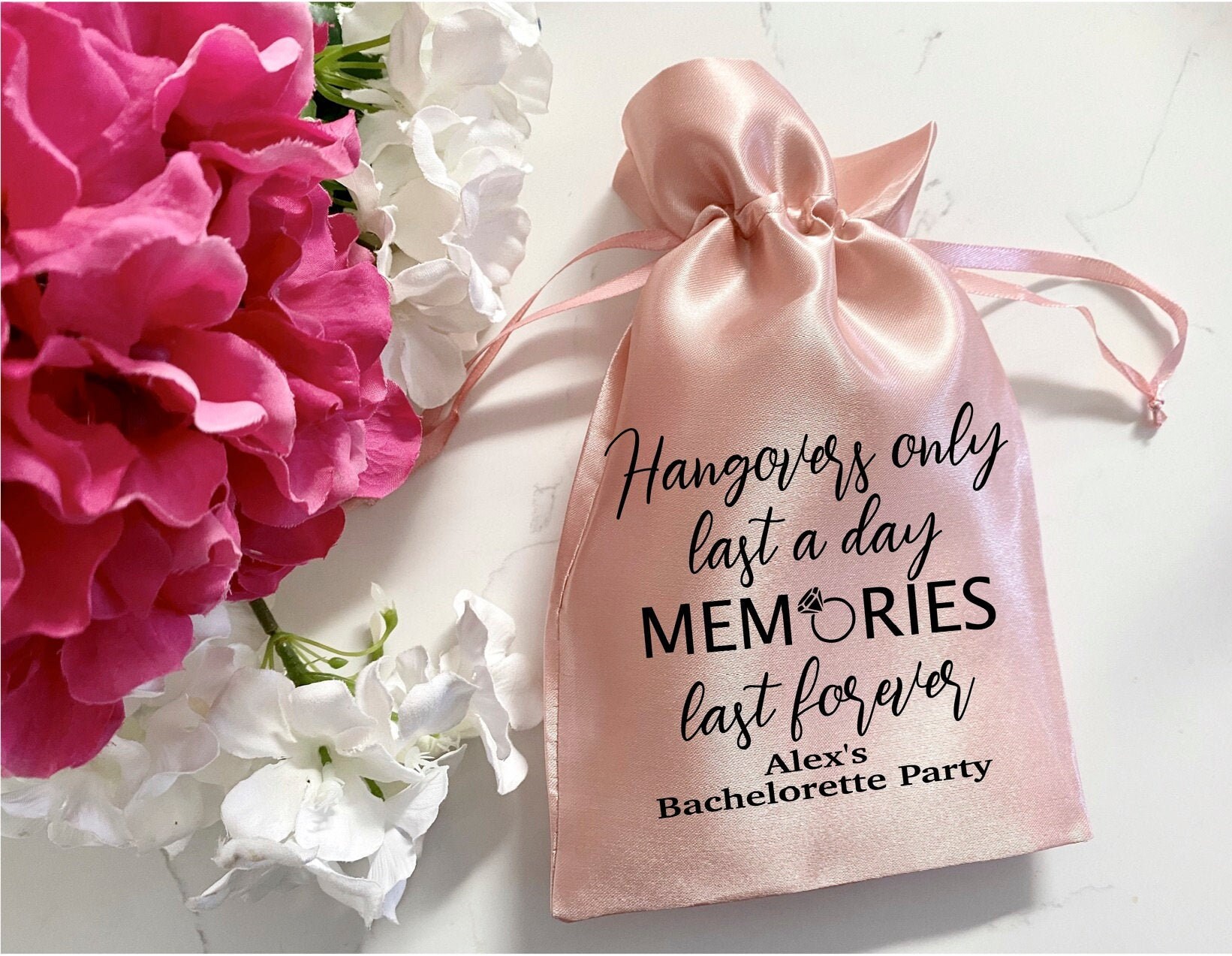 Hangovers Last A Day Memories Last Forever Bachelorette Party Etsy