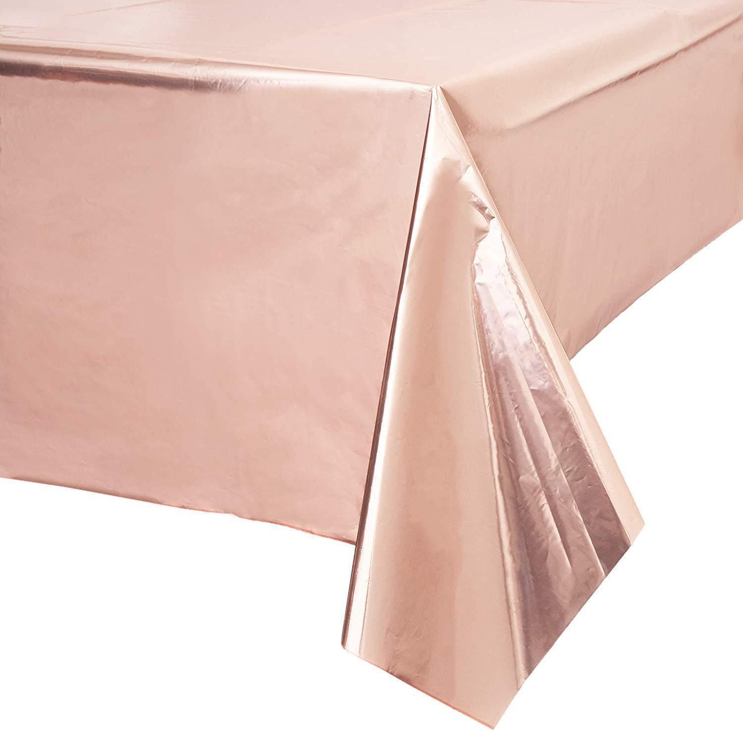 Rose Gold Tablecloth Bachelorette Party Decor Sweet 16 - Etsy