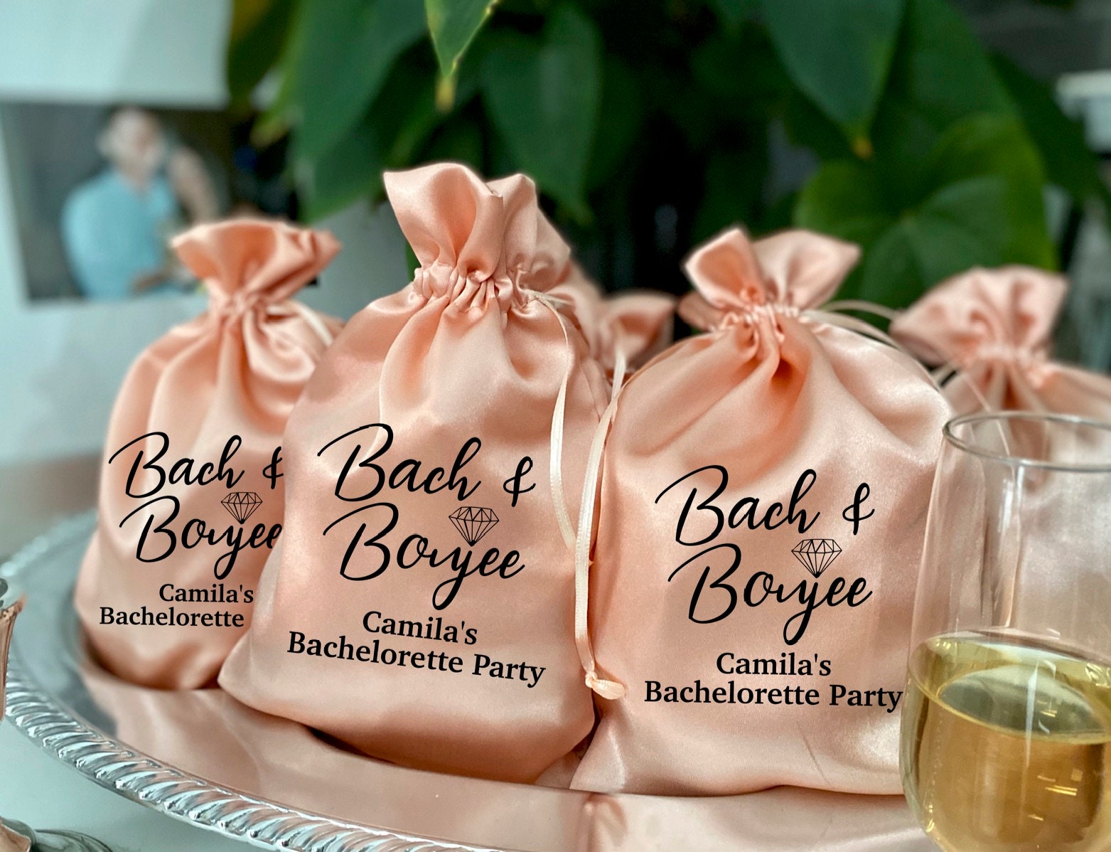 Bach and Boujee Bachelorette Party Favor Bags Bridal Shower - Etsy