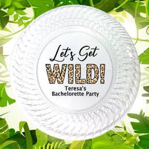 Let's Get Wild Bachelorette Party Welcome Sign, Bridal Shower Sign ...