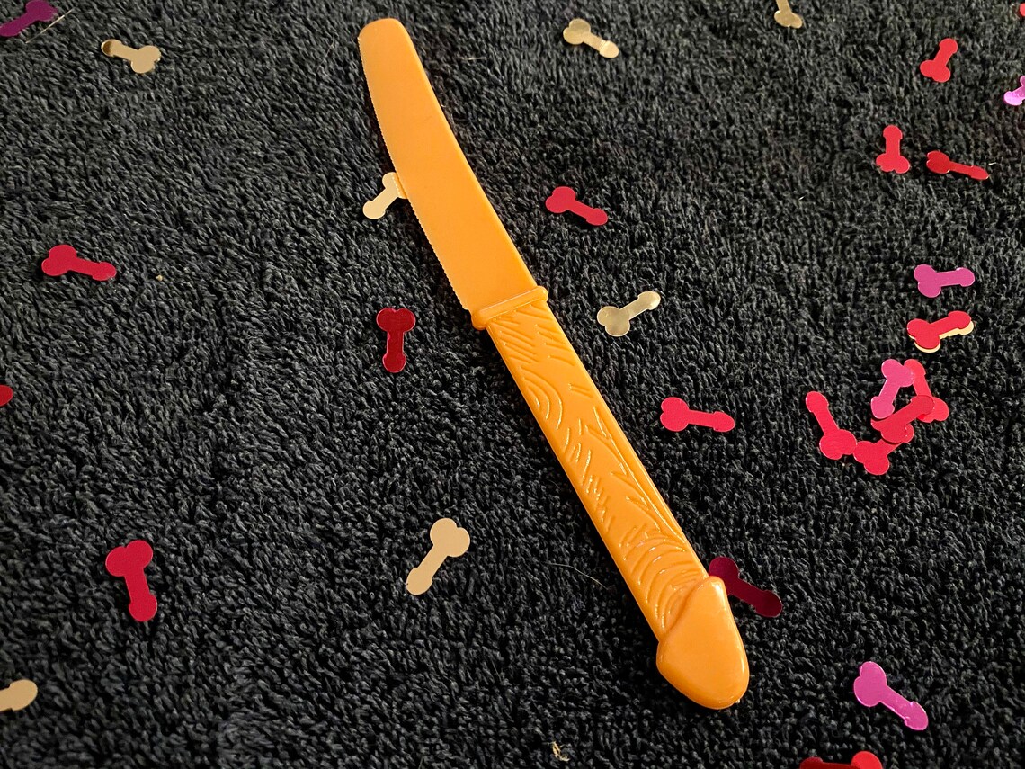 Penis Silverware, Dick Utensils, Bachelorette Tablewear, Bachelorette ...