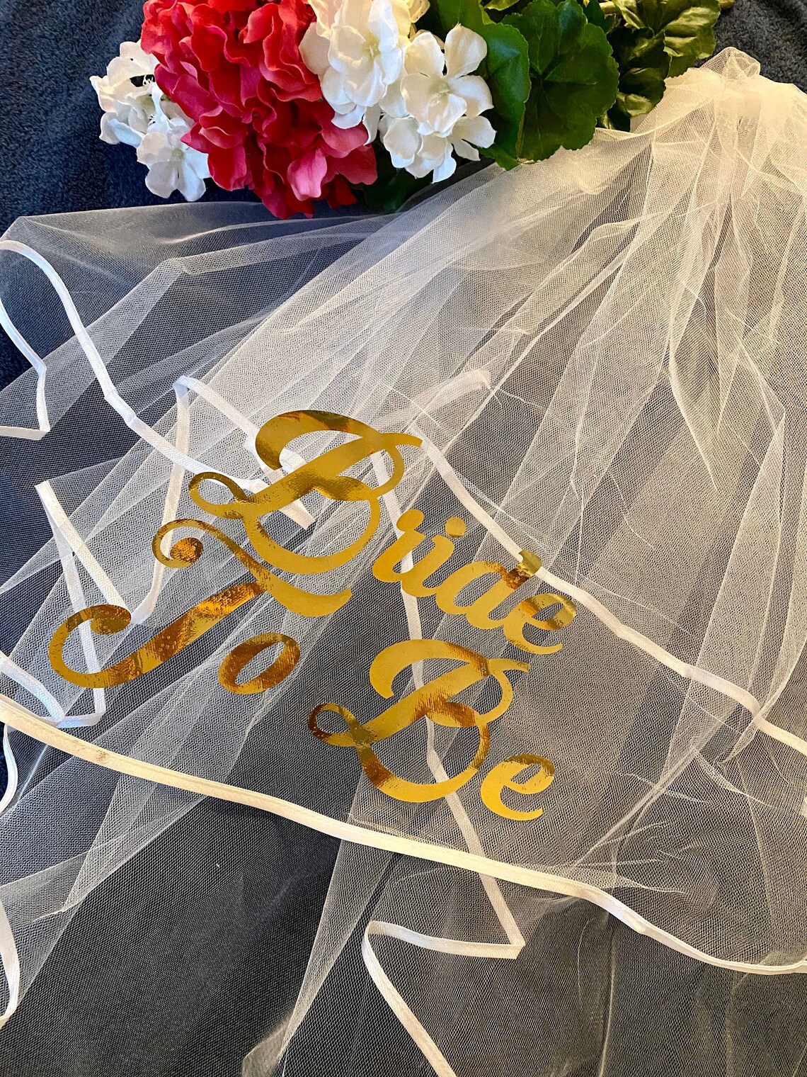 Personalized Veil Bride to Be Veil Bachelorette Veil Bridal - Etsy