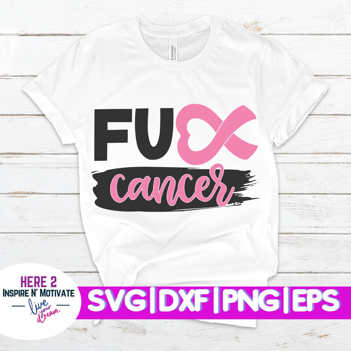 F Cancer Svg Dxf Png Eps Files for Cutting Machines Cameo - Etsy