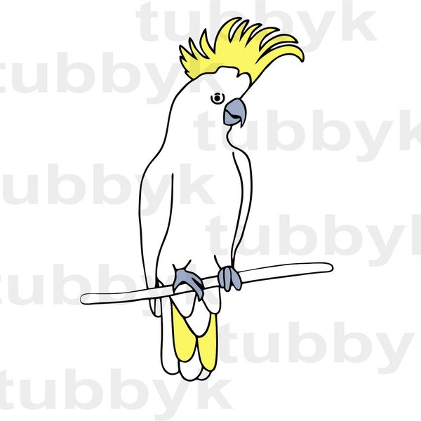 Cockatoo Svg - Etsy