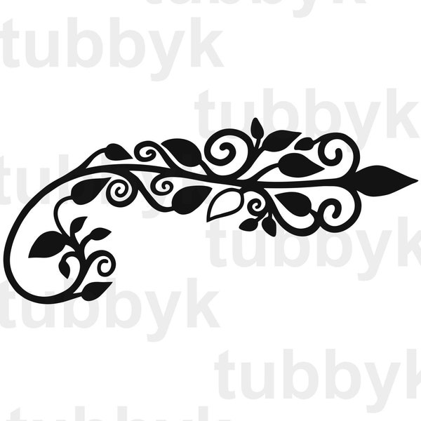 Vine Border Stencil - Etsy