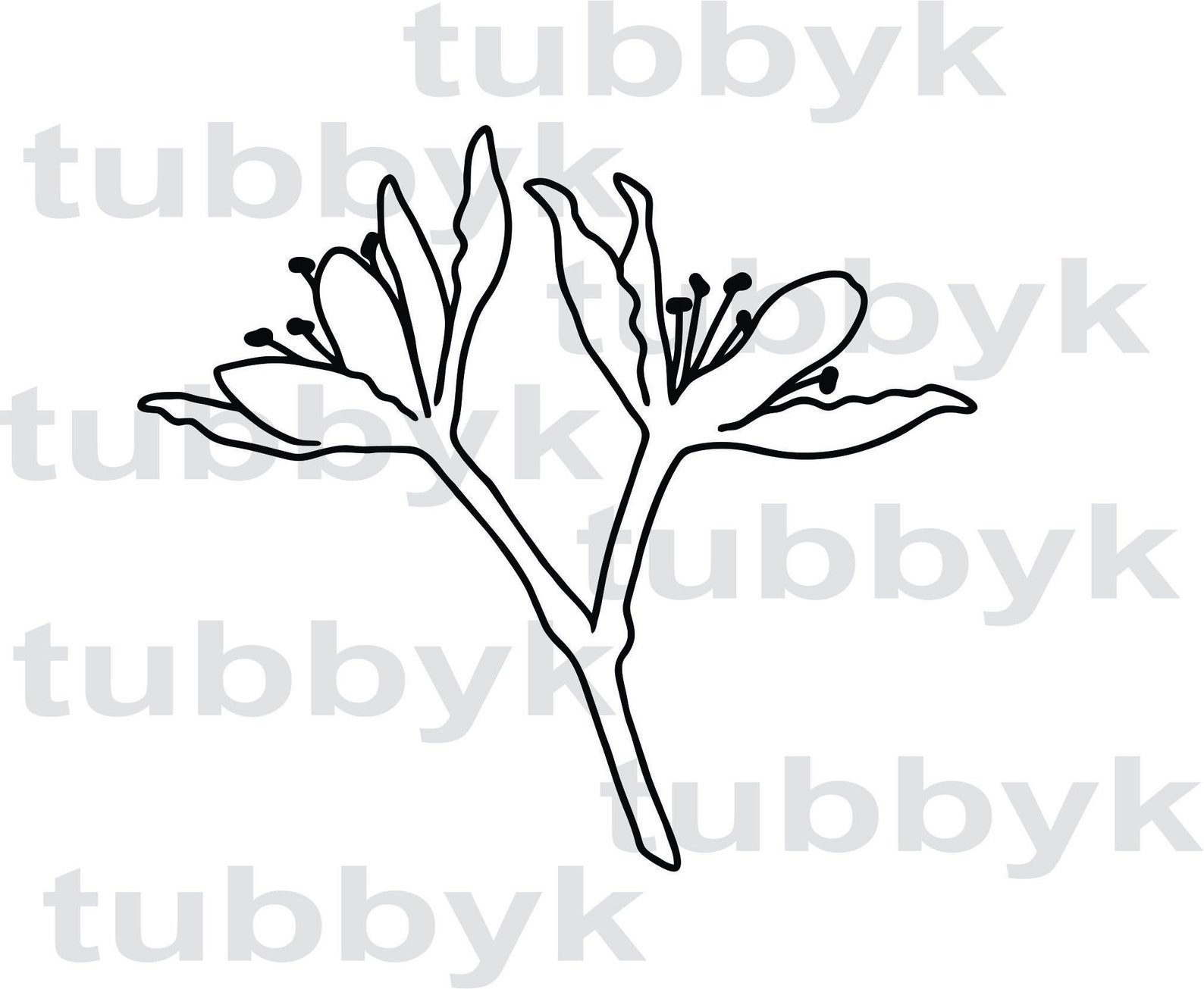 Flower SVG, Branch SVG, Botanical SVG, Plant Svg, Svg File, Cutting ...