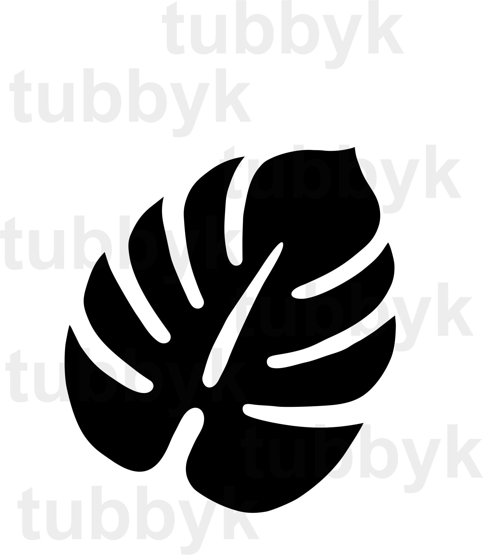 Monstera SVG, Leaf SVG, SVG File, Plant Svg, Silhouette, Cricut, Cut ...