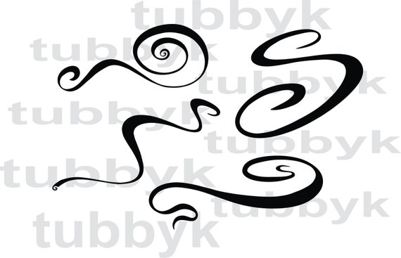Swirls SVG Bundle SVG Flourish SVG Svg File Squiggle Svg - Etsy Australia
