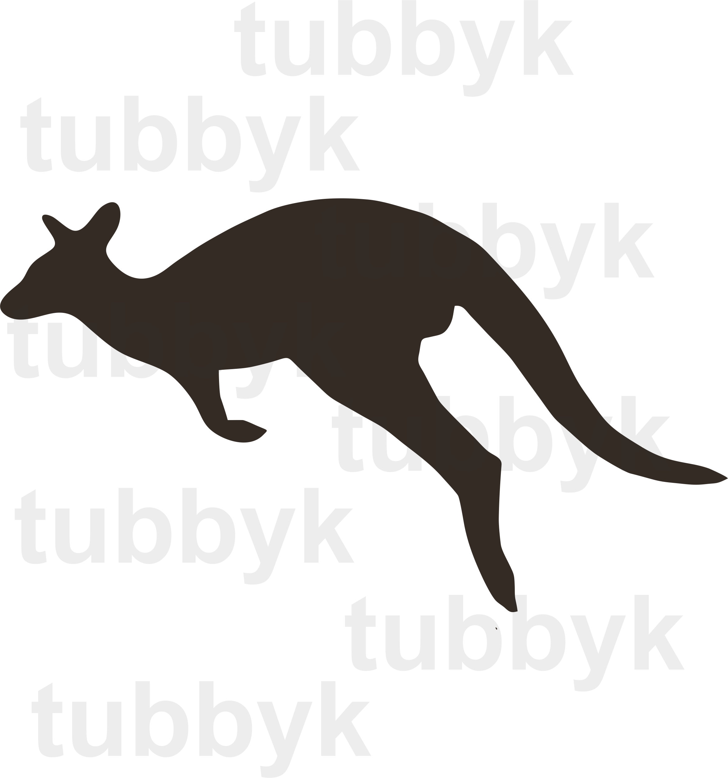Kangaroo SVG, SVG File, Aussie SVG, Cut File, Clip Art, Silhouette ...