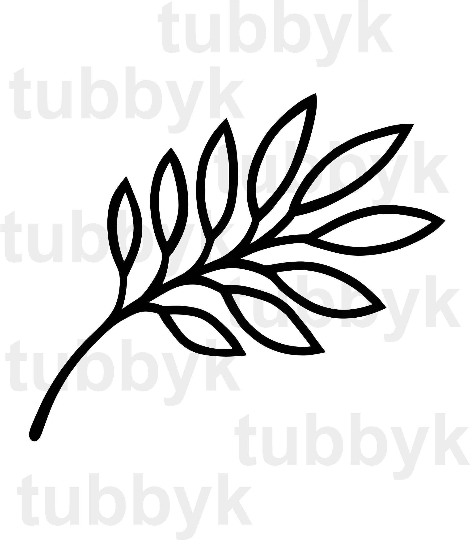 SVG, Deja SVG, Rama SVG, Archivo svg, Archivo Digital, Vector, Silueta ...