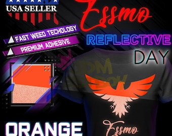 ESSMO™ Red Flock Heat Transfer Vinyl HTV Easy to Weed Sheet Roll T ...