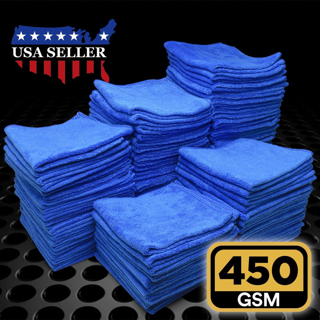 Microfiber Towel Cleaning Cloth Rag Car Polishing No Scratch Auto ...