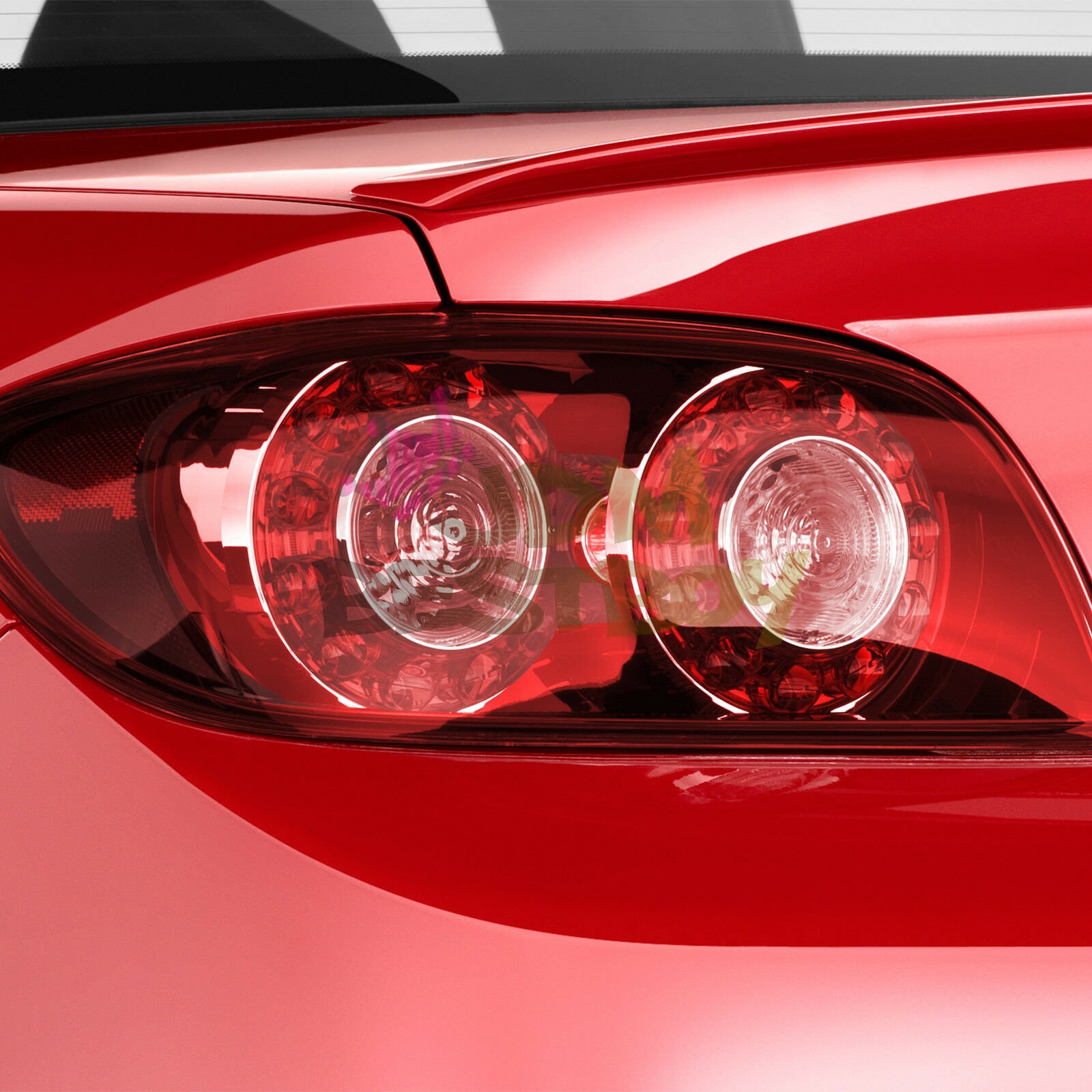 Glossy Gloss Red Headlight Tint Fog Light Tail Light Vinyl - Etsy