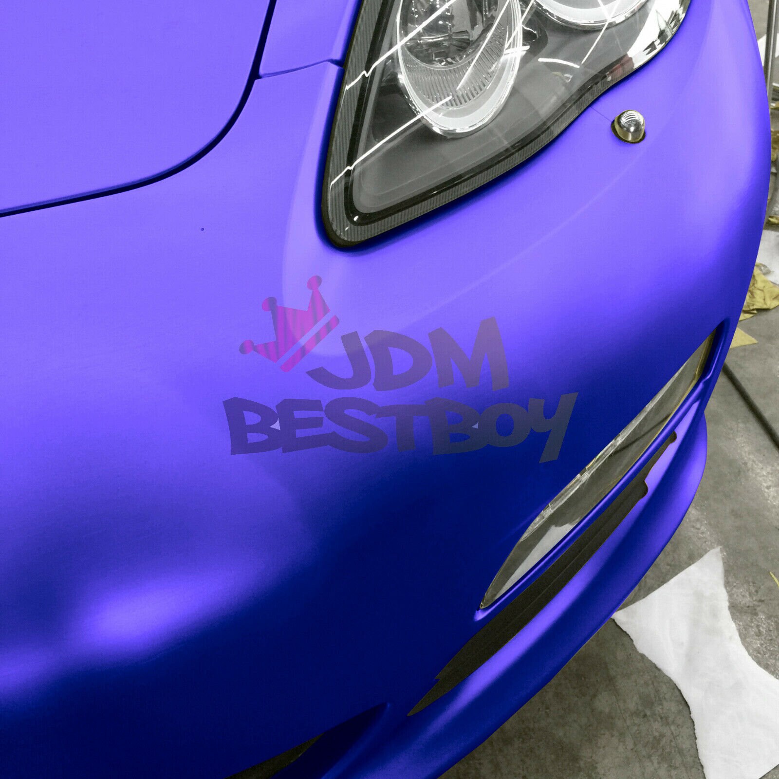 Royal Purple Color Car