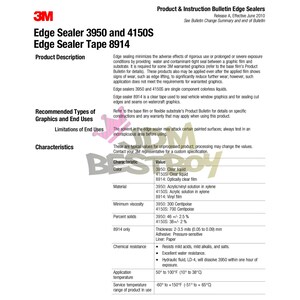 3M™ 8914ES/8520ES Edge Sealing Tape Gloss Matte for Vinyl Wrap ...