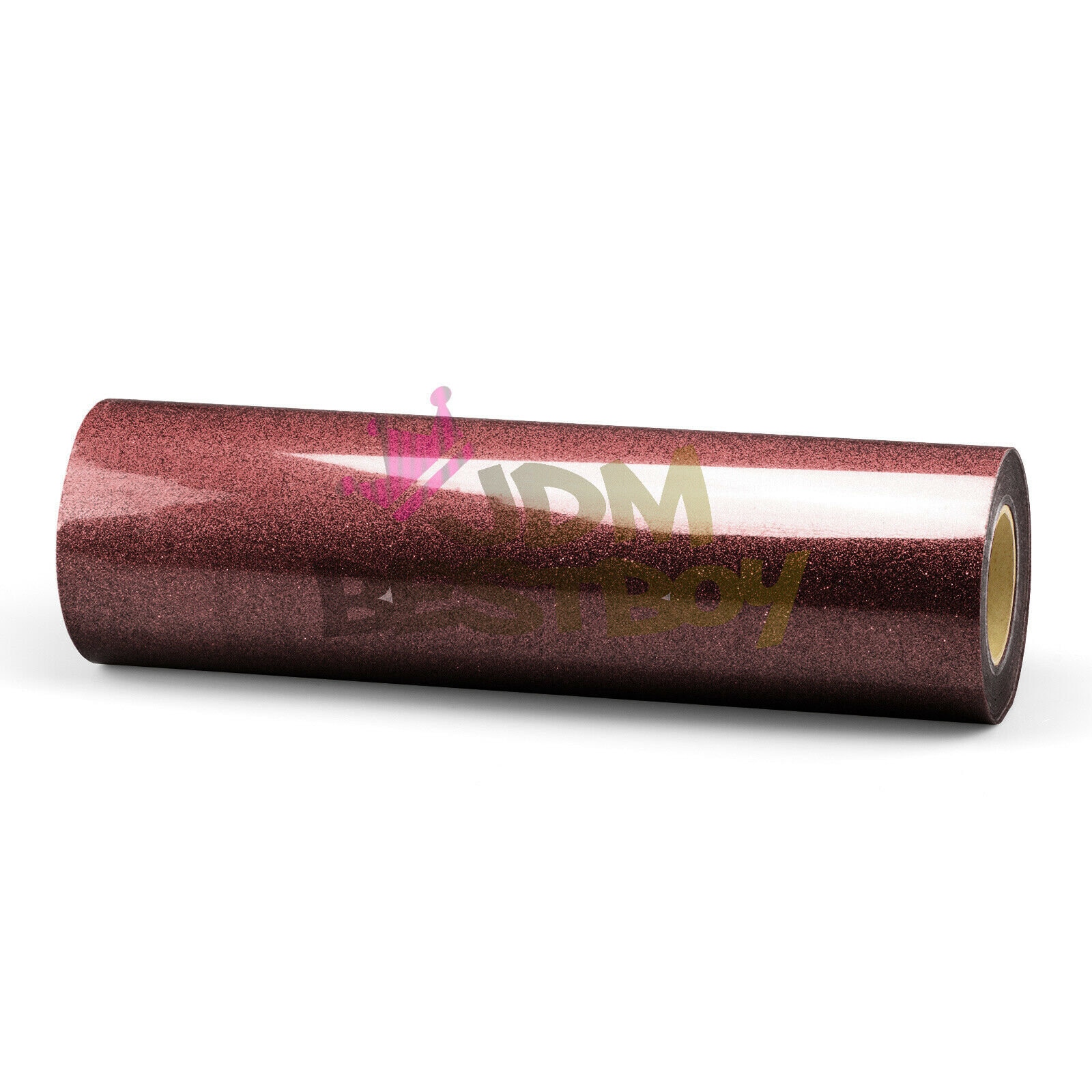 ESSMO™ Burgundy Glitter Heat Transfer Vinyl HTV Easy to Weed Sheet Roll ...