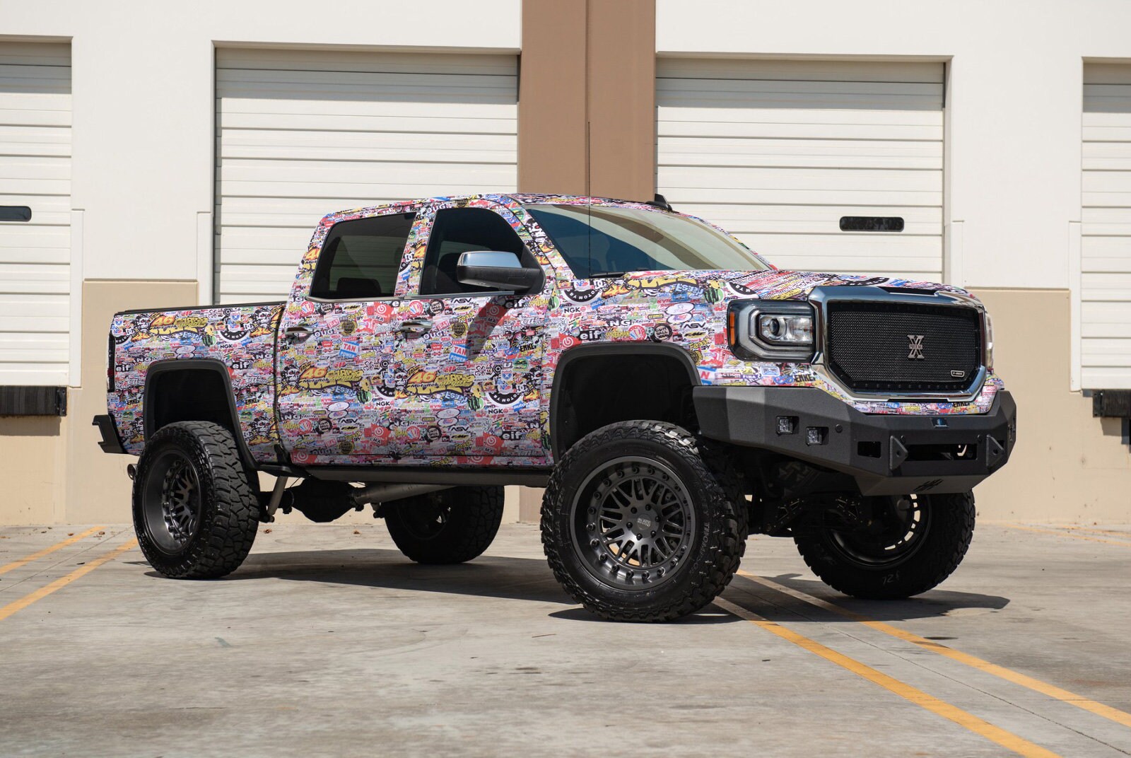 LIO Sticker Bomb Graffiti Cartoon Car Vehicle Vinyl Wrap Sticker Decal ...
