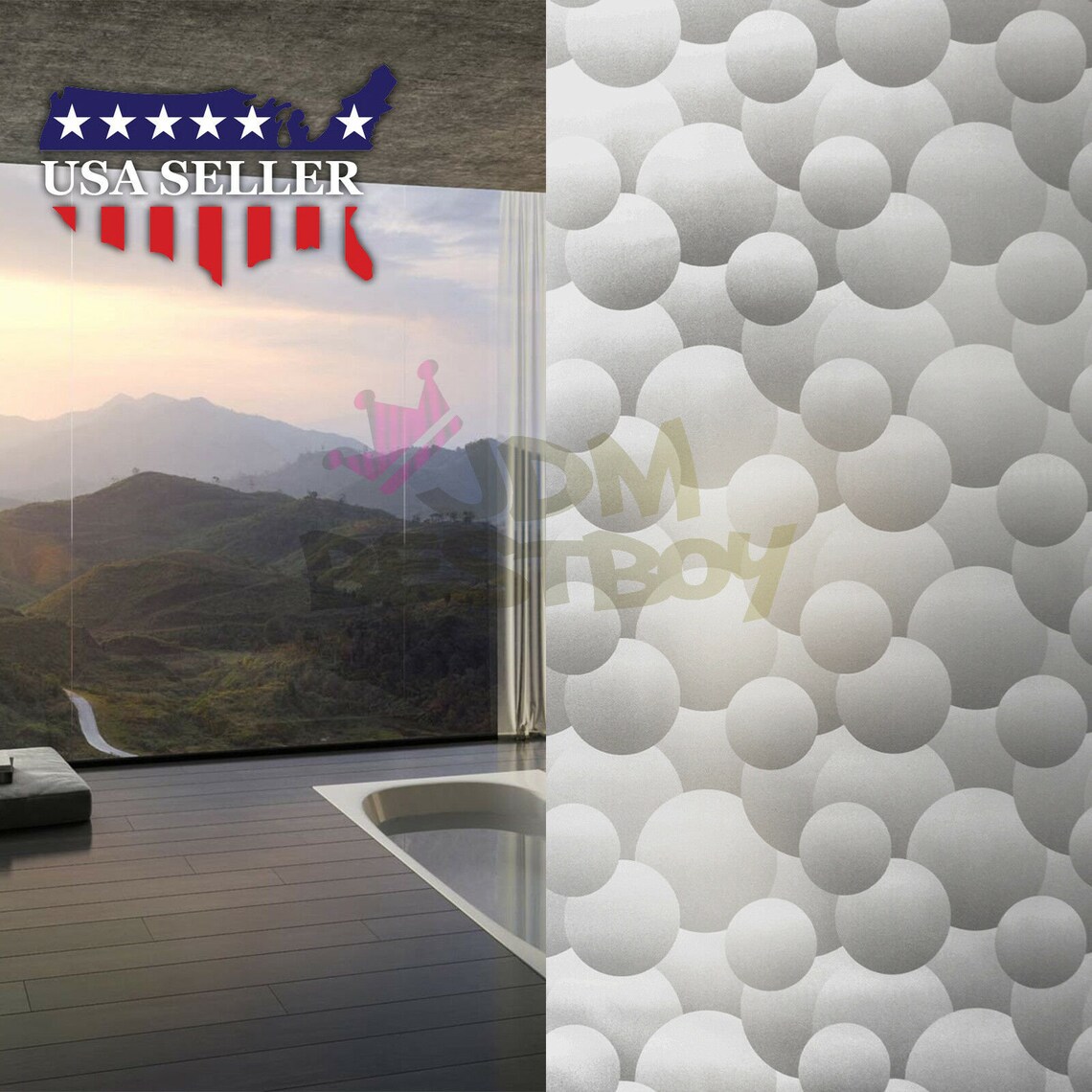 Frosted Bubble Film Glass Home Bathroom Window Security - Etsy