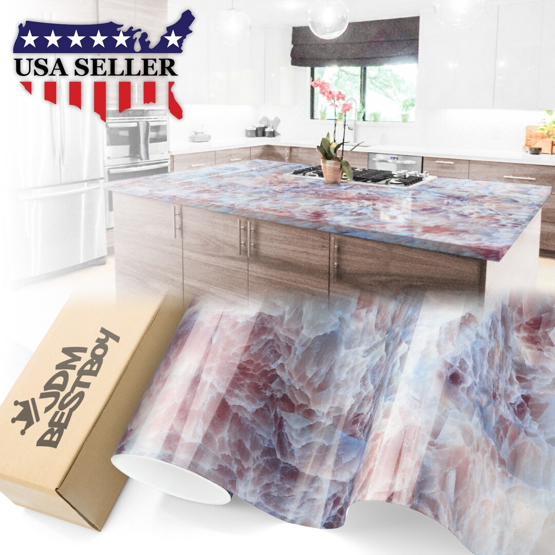 Gloss Marble #03 Granite Look Vinyl Wrap Sticker Decal Car Vehicle ...